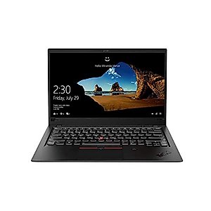 Lenovo ThinkPad X1 Carbon 14" Full HD Touchscreen Notebook Computer, Intel Core i7-8565U 1.8GHz, 16GB RAM, 512GB SSD, Windows 10 Home - Refurbished