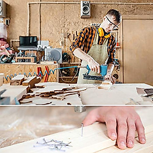 STUHAR 400pcs Hardware Nails Assortment Kit, Picture Hanging Nails, Galvanized Nails, Small Nails for Hanging Pictures, 7 Size Assortment for Finish Nails, Wood Nails, Wall Nails