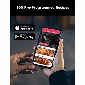 Nuwave Brio Air Fryer Smart Oven, 15.5-Qt X-Large Family Size, Countertop Convection Rotisserie Grill Combo, SS Rotisserie Basket & Skewer Kit, Reversible Ultra Non-Stick Grill Griddle Plate Included