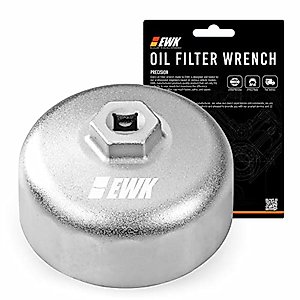 EWK 86mm 16 Flutes Forged Oil Filter Wrench for BMW Cartridge Style Oil Filter Housing Cap