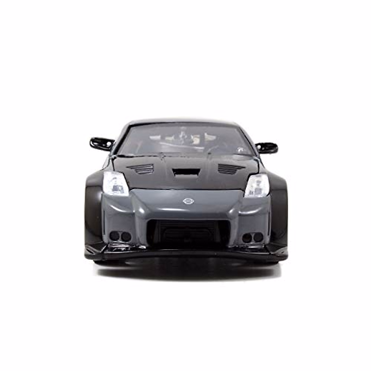 Jada Toys Fast & Furious 1:24 D.K.'s Nissan 350Z Die-cast Car, Toys for Kids and Adults, Grey and Black (97172)