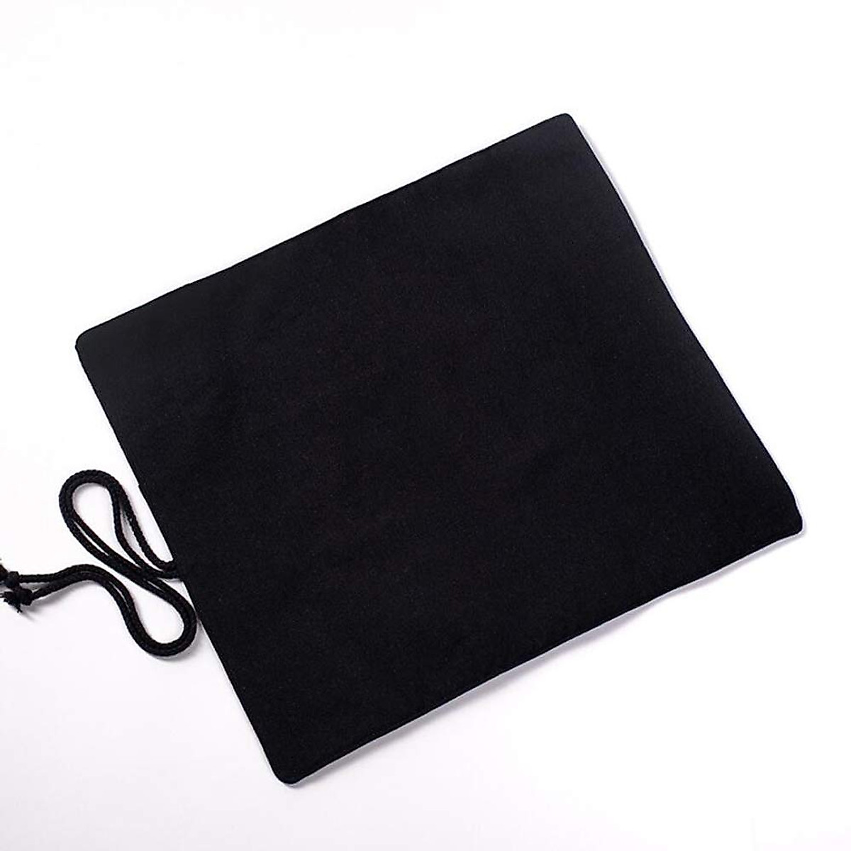 Canvas Roll Up Paint Brush Holder 20-Slot Artist Roll Makeup Brushes Case Pouch Bag Organizer Lightweight (Black)