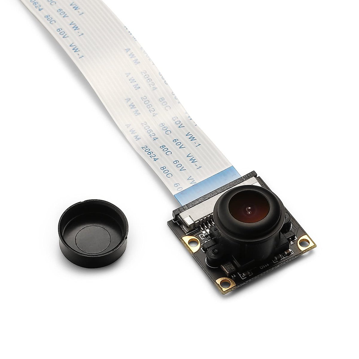 SainSmart Wide Angle Fish-Eye Camera Lenses for Raspberry Pi 3 Model B Pi 2 Model B+ Arduino, RoHS Certified