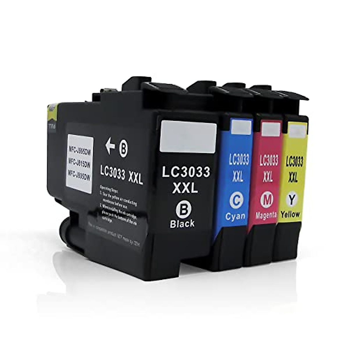 BJ-INK LC3033XXL LC3033 LC3035 Compatible Ink Cartridges Replacement for Brother MFC-J995DW MFC-J995DWXL MFC-J815DW, MFC-J805DW, MFC-J805DWXL Printer (Black, Cyan, Magenta, Yellow, 4-Pack)