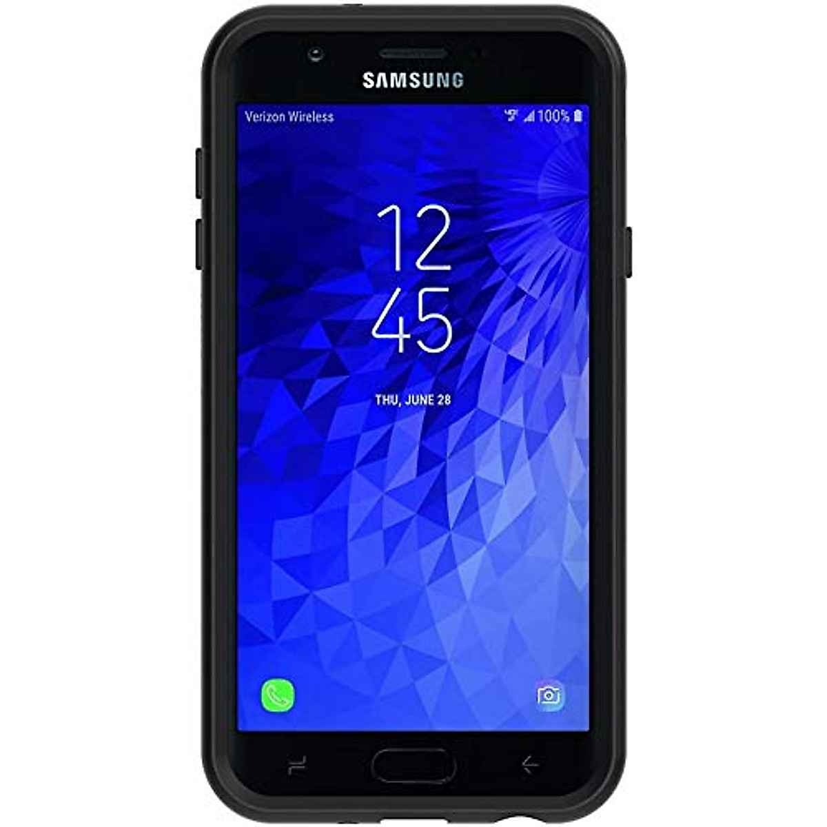 OtterBox Symmetry Series Case for Samsung Galaxy J7 (2018)/J7 2nd gen/J7 V 2nd gen/J7 Refine -Non Retail Packaging - Black