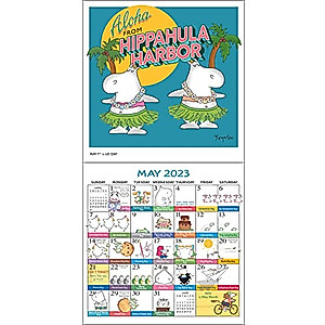 Sandra Boynton's Every Day's a Fabulous Holiday 2023 Wall Calendar