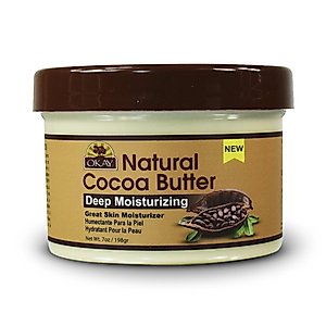 OKAY 100% NATURAL COCOA BUTTER SMOOTH 7oz/198gr