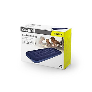 RAPTAVIS Single Size Air Mattress Inflatable Bed, Blow Up Mattress Camping Sleeping Pad