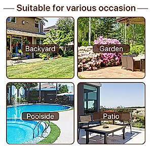 3-Piece Patio Bar Set Outdoor Wicker Bar Set All-Weather Rattan Bar Table Set Outdoor Furniture Set w/2 Stools, Glass Top Table and 2 Thick Cushion for Patios Backyards Porches Gardens Poolside, Blue