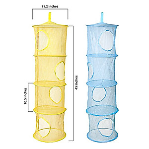 S&T INC. S & T Nursery-Hanging-Organizers, Yellow