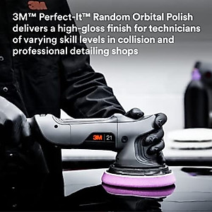 3M Perfect-It Random Orbital Polish, 34133, 1 Pint, Fast Cutting Polisher for Automotive Buffing & Polishing, High-Gloss Finish