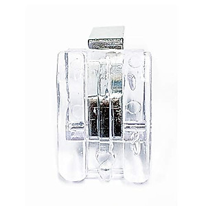 DREAMSTITCH 601L, 941800000 (HINGED TYPE) Low Shank Clear Invisible Zipper Presser Foot for Singer,Brother,Juki,Janome,Kenmore,Elna,Pfaff,Viking,Euro-Pro,White and Most Low Shank Sewing Machines -601L