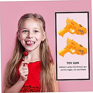 SAFIGLE Kids Robot Toy 6 pcs Sugar New for Ups Toy Shape Kids Dessert Gift Year Stand Robot Candy Electric -ups Surprise Birthday Party Prank Orange Colored Toys Creative