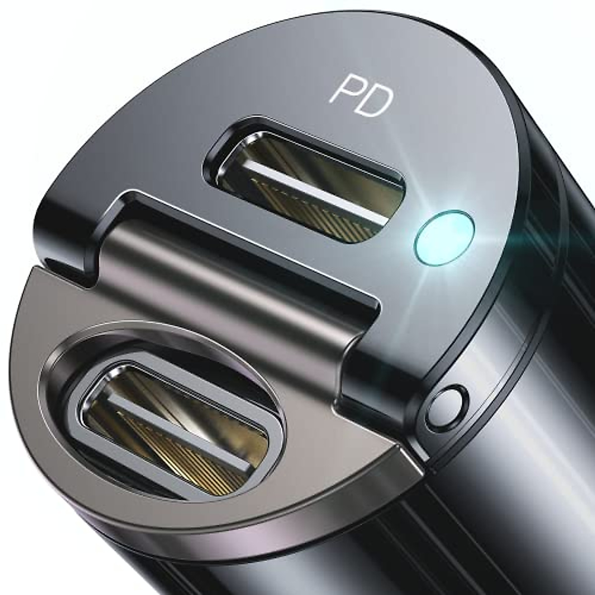 USB C Car Charger Adapter, AINOPE 72W USB C Car Faster Charger with Mini and All-Metal Body, PD 36W & QC 36W Type C Car Charger Compatible with Magsafe Car Mount, iPhone 14/13/12, iPad Pro, PPS 25W