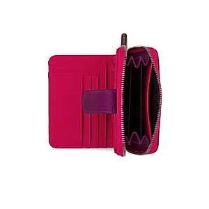 TOUS Waterproof Vinyl Wallet for Women, 11x13x2.5 cm, Dubai Saffiano Collection