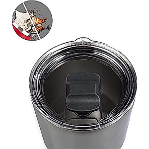 2pcs 30 ​oz Magnetic Tumbler Lid - Compatible with YETI Rambler, Ozark Trail, Old Style Rtic and More - Magnetic Slider Switch Spill Proof Tumbler Cover (2pcs purple /20 oz)