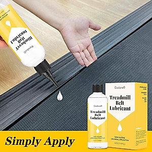 Premium 100% Silicone Lube 4 Ounces for Treadmill Belt Lubrication, Easy to Apply Lubricant Oil, Suitable for Nearly All Type of Treadmills