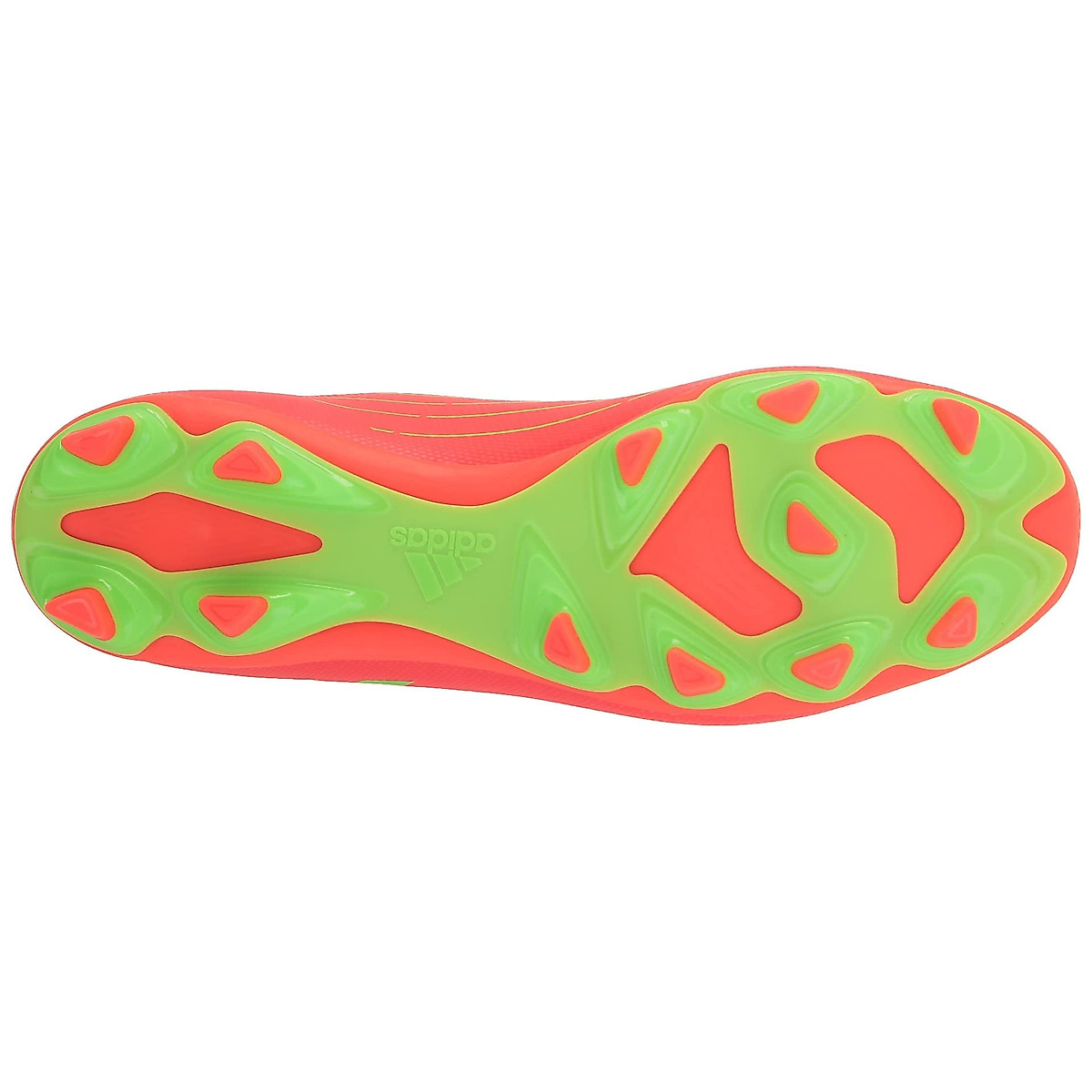 adidas Unisex Edge.4 Predator Flexible Ground Soccer Shoe, Solar Red/Solar Green/Black (Sock), 5 US Men