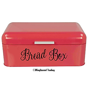 Bread Box 7.5w x 2h Label | Kitchen Organization | Die Cut Vinyl Decal | Black Fancy Font (Sticker Only)