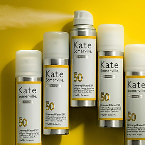 Kate Somerville UncompliKated SPF – SPF 50 Face Sunscreen and Soft Focus Makeup Setting Spray – Daily Use Skin Care with Matte Finish, 3.4 Fl Oz