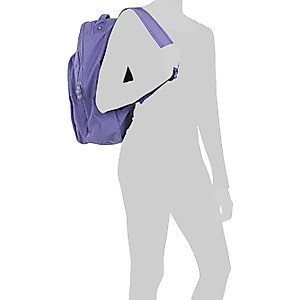Kipling-Nylon Seoul Large Backpack, Laptop ( EGGPLANT PURPLE)