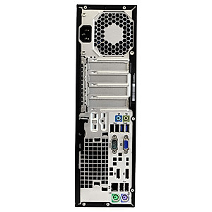 HP EliteDesk 800G1 Small Desktop Computer (SFF) | Quad Core Intel i5 (3.20GHz) | 16GB DDR3 RAM | 240GB SSD Solid State + 1TB HDD| Windows 10 Pro | 24in Monitor | RGB Mouse + Keyboard (Renewed)