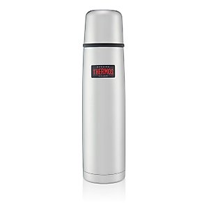 Thermos 184137 Light and Compact Flask, Stainless Steel, 1.0 L