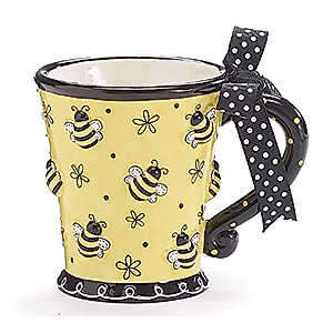 Raised Design 10oz Bee Mug
