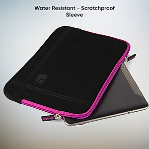 Water Resistant Neoprene 15 inch Laptop Computer Sleeve Bag for HP Pavilion 15.6, HP Envy/OMEN, LG Gram 15Z990, Lenovo Flex
