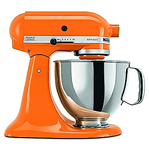 KitchenAid KSM150PSTG Artisan Series 5-Qt. Stand Mixer with Pouring Shield - Tangerine