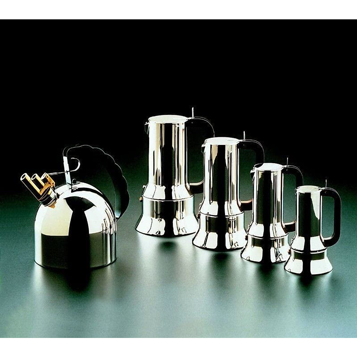 Alessi 9090/6 Stovetop Espresso Coffee Maker 6 Cup