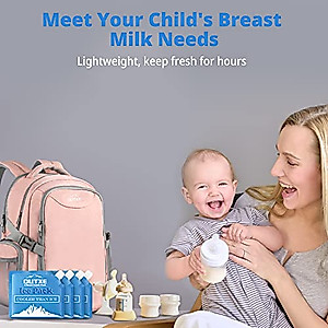 OUTXE Ice Packs for Lunch Bag 6 Pack, Reusable Long-Lasting Freezer Packs for Lunch Box, Keep Food Fresh and Cold in Lunch Boxes, Lunch Bags and Breastmilk Bags - 6 Pack