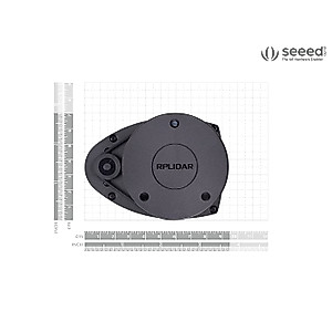seeed studio RPLIDAR A1M8-R6 360 Degree 2D Laser Range Scanner Kit, 8000 Times Sample Rate and 12 Meters Distance Radar Sensor Module for Intelligent Obstacle/Robot/Avoidance/Maker Education