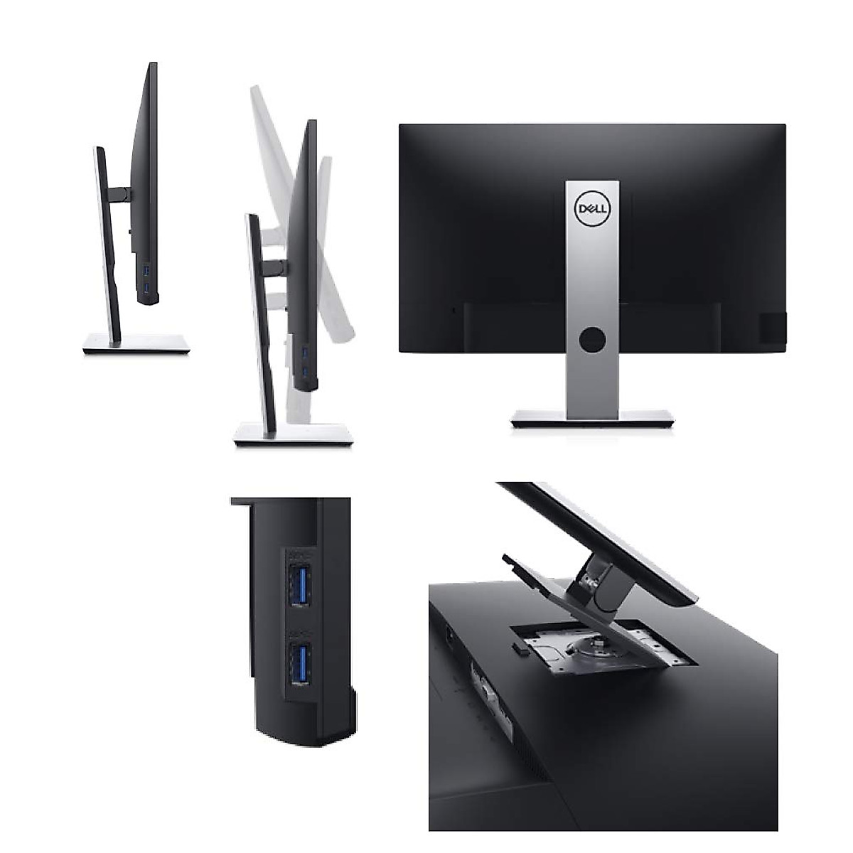 Dell P2720DC 27-Inch QHD 2560 x 1440 DisplayPort, USB-C, HDMI IPS Wide Angle Monitor (Renewed)