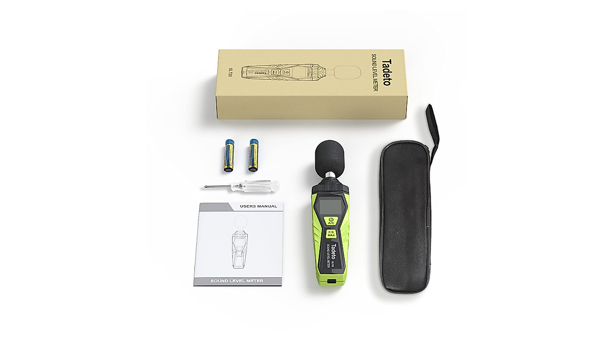 Tadeto Portable Decibel Meter - Accurate Sound Level Measurement