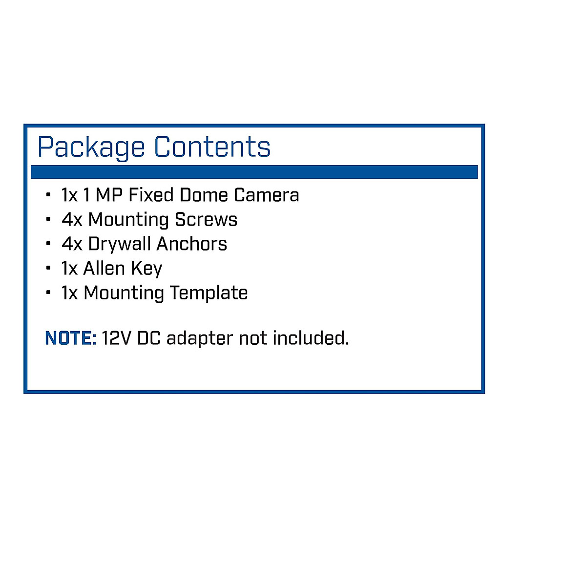 FLIR Digimerge ME323 Outdoor Security Dome Camera, 1MP HD Fixed MPX, 3.6mm, 90ft Night Vision, Works with Lorex, Flir MPX DVR, White (Camera Only)