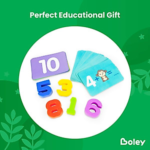 Boley Monkey Balance Math Game - 62 Piece Educational Math Games for Kids Ages 3 and Up - for The Home, Classroom, Preschool, Kindergarten, and Daycare