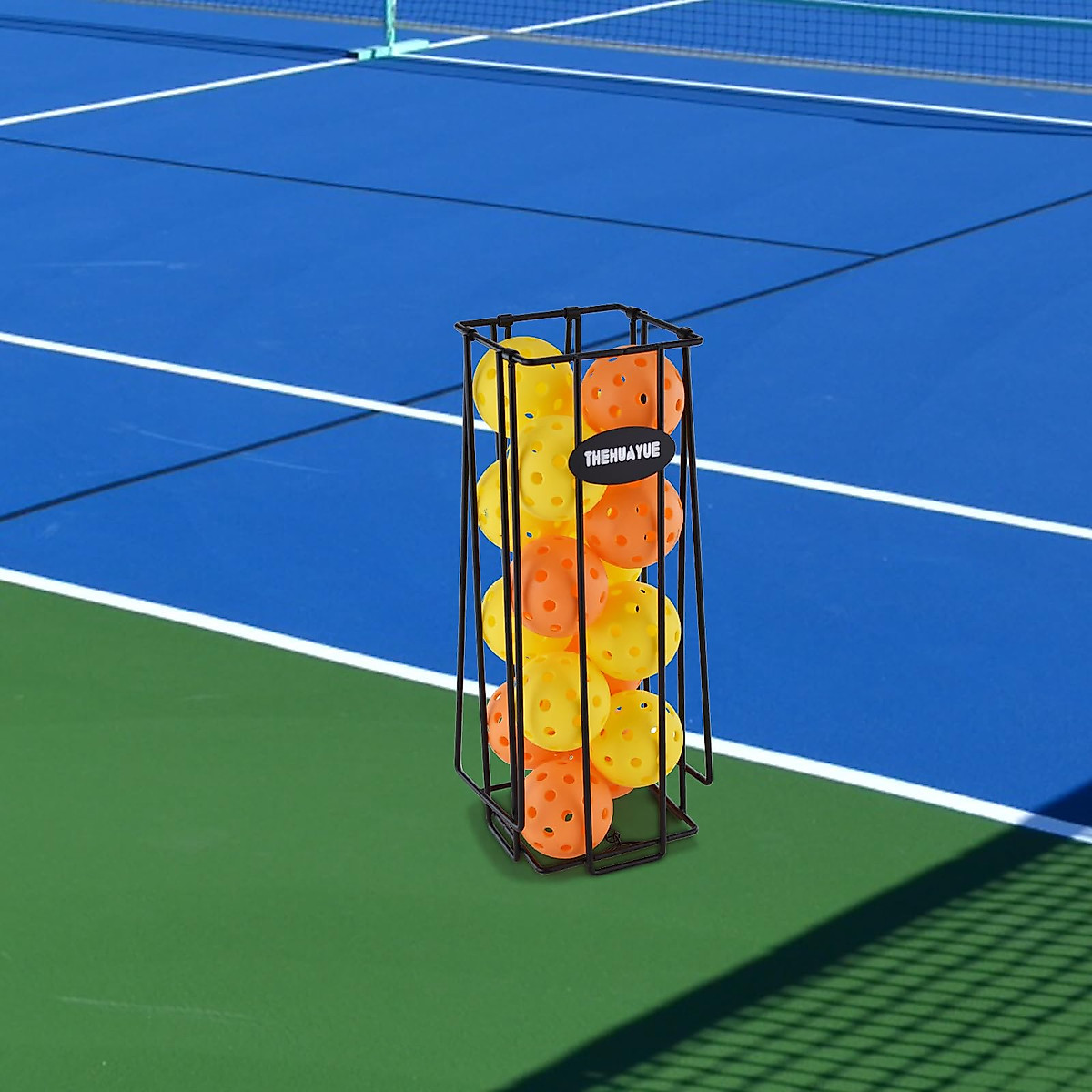 THEHUAYUE Pickleball Ball Retriever, 16-Piece Set, Plastic, Big