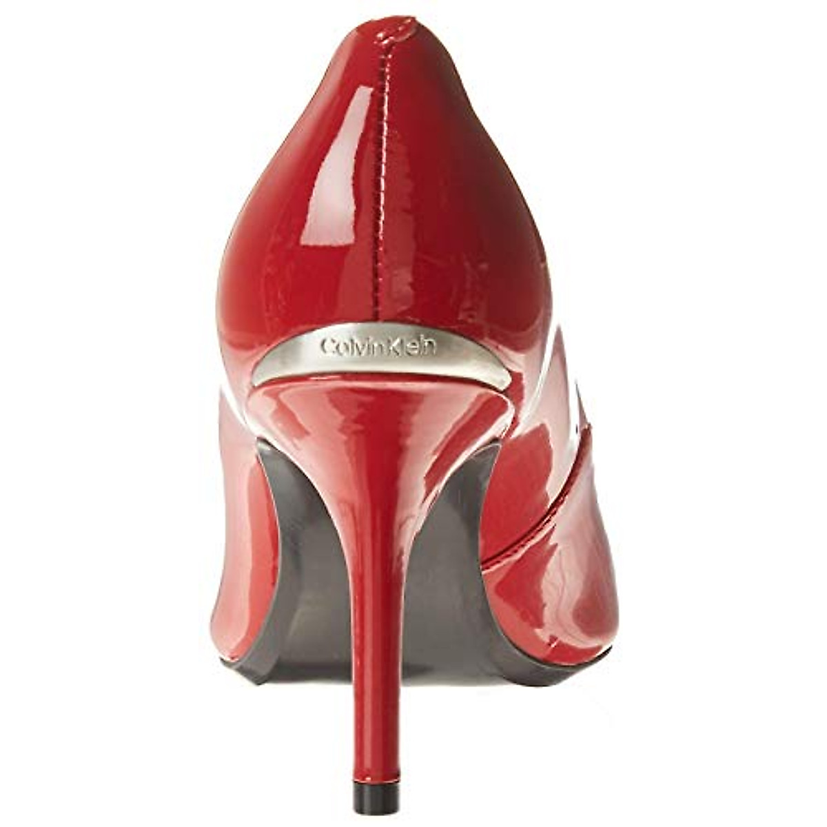 Calvin Klein Women's Gayle Pump, Crimson Red, 8