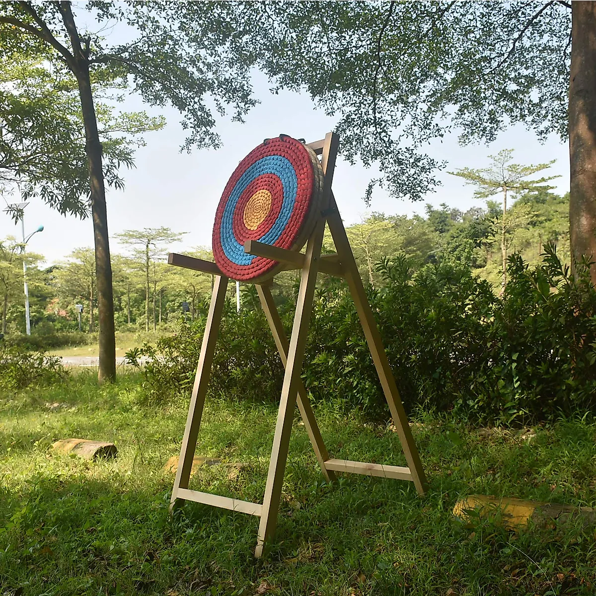 KAINOKAI Traditional Hand-Made Straw Archery Target,Arrow Target for Recurve Bow Longbow or Compound Bow(Traditional Target Dia Φ:19.7in / 3 Layers)