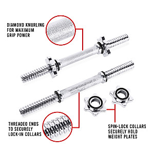 CAP Barbell 30-Pound Adjustable Dumbbell Weight (Pair)