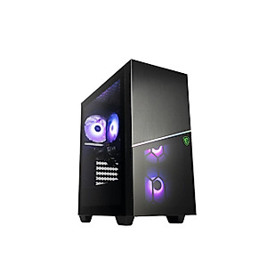 MSI Infinite ZS (Full) Gaming Desktop, AMD Ryzen R5-5600X, GeForce RTX 3050, 16GB Memory (Dual-CHL), 500GB SSD, WiFi 6, USB Type-C, VR-Ready, Windows 11 Home (5TH-401US)