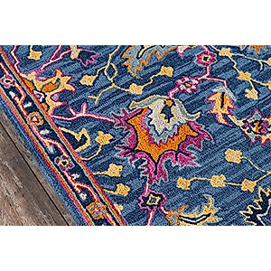 Momeni Ibiza Wool Area Rug, 6' X 9', Blue