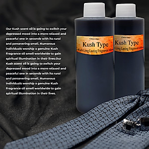 Onisavings KUSH TYPE BODY OIL ESSENTIAL, FRAGRANCE, EXCELLENT QUALITY,AND STRONG AROMA KUSH Body Oil Scented Fragrance (10oz)