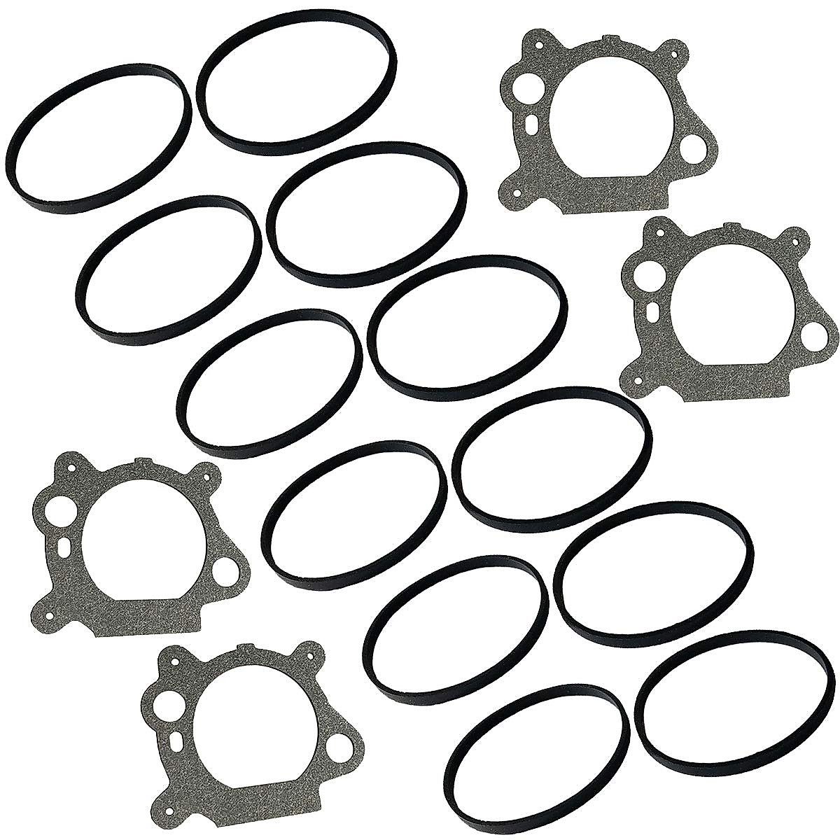 HRuiRed 12pc Float Bowl Gasket for 693981 280492 4pc 795629 Air Clearner for 272653S 272653