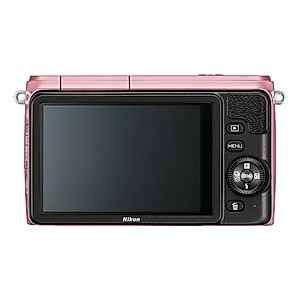Nikon 1 S1 10.1 MP HD Digital Camera with 11-27.5mm VR 1 NIKKOR Lens (Pink)