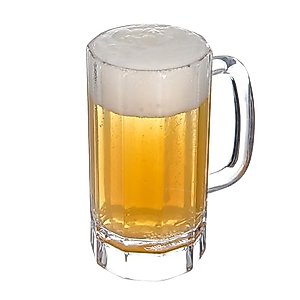 Carlisle FoodService Products 4396507 Lexington Plastic bar Mug, Polycarbonate, Clear, 16 Ounce