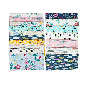 Womens Girls Cute Handkerchiefs 100% Soft Cotton Floral Handkerchief Hankies 6PCS