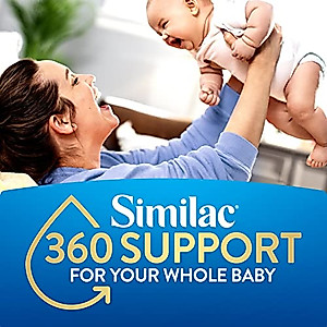 Similac 360 Total Care Infant Formula with 5 HMO Prebiotics, Our Closest Formula to Breast Milk, Non-GMO, Baby Formula Powder, 20.6-oz Tub