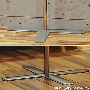 Room/Dividers/Now End2End Divider Stands - Sizes from 4ft to 48ft Wide, Black, Silver, White (Silver, 7ft 6in to 12ft)